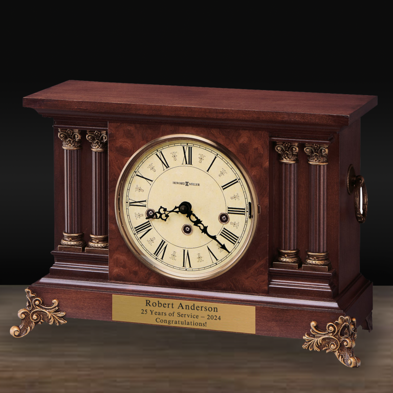 Personalized Clocks for Anniversary and Retirement by The Glass Fox